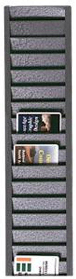 Beresford Company: Vertical All-Metal ID Badge Rack, 40 cards