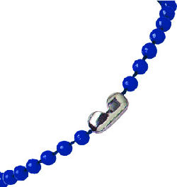 Beresford Company: 36" Plastic Bead Chain (4mm bead) with Metal ...