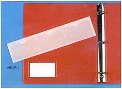 Beresford Company: Adhesive Back Card Pockets Opening Along the Long ...